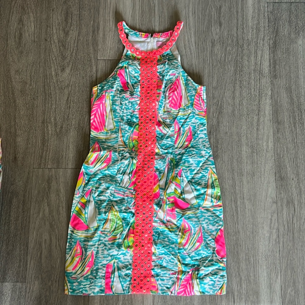 Lilly Pulitzer You Gotta Regatta Remake Shift Dress - Gem